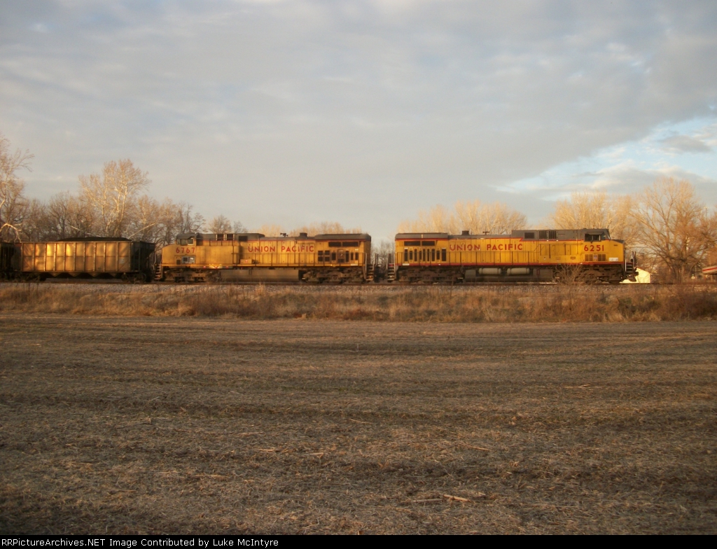 UP 6251 Eastbound UP Loaded Coal Train